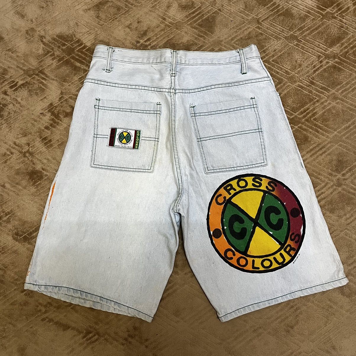 Cross Colours × Vintage Cross Colours Short Pant | Grailed