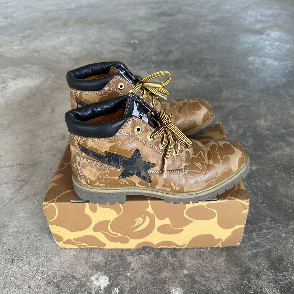 Bape × Timberland Bape x Timberland Chukka Boots | Grailed