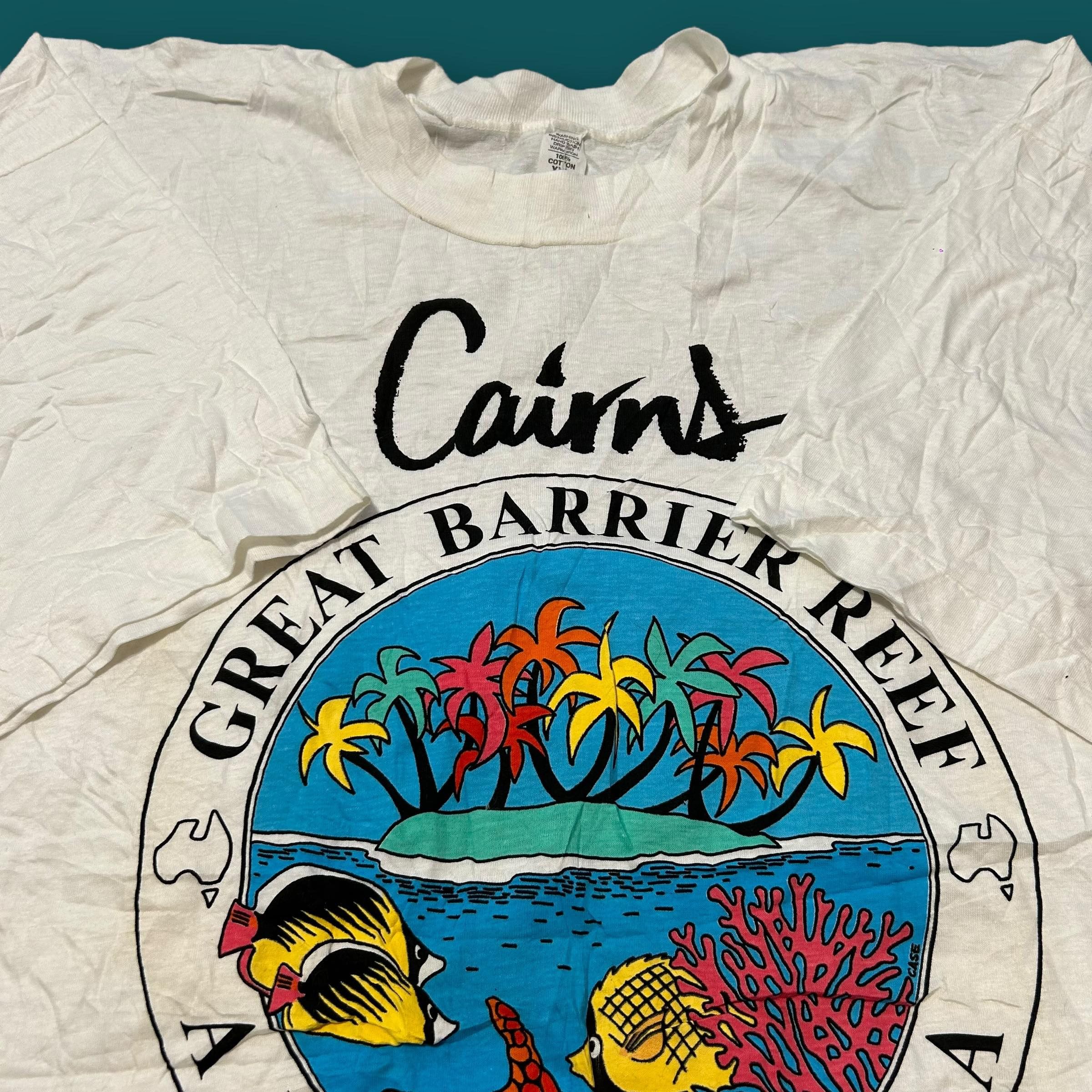 Vintage Vintage 90s Great Barrier Reef T Shirt | Grailed