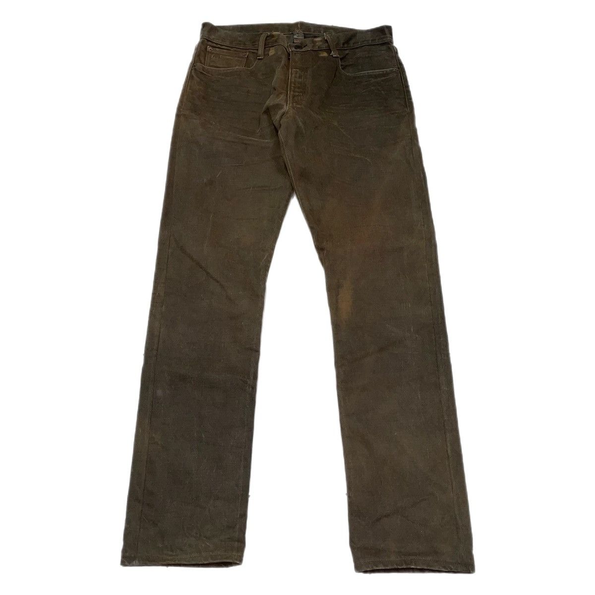 Polo Ralph Lauren RRL Double RL Waxed Denim | Grailed