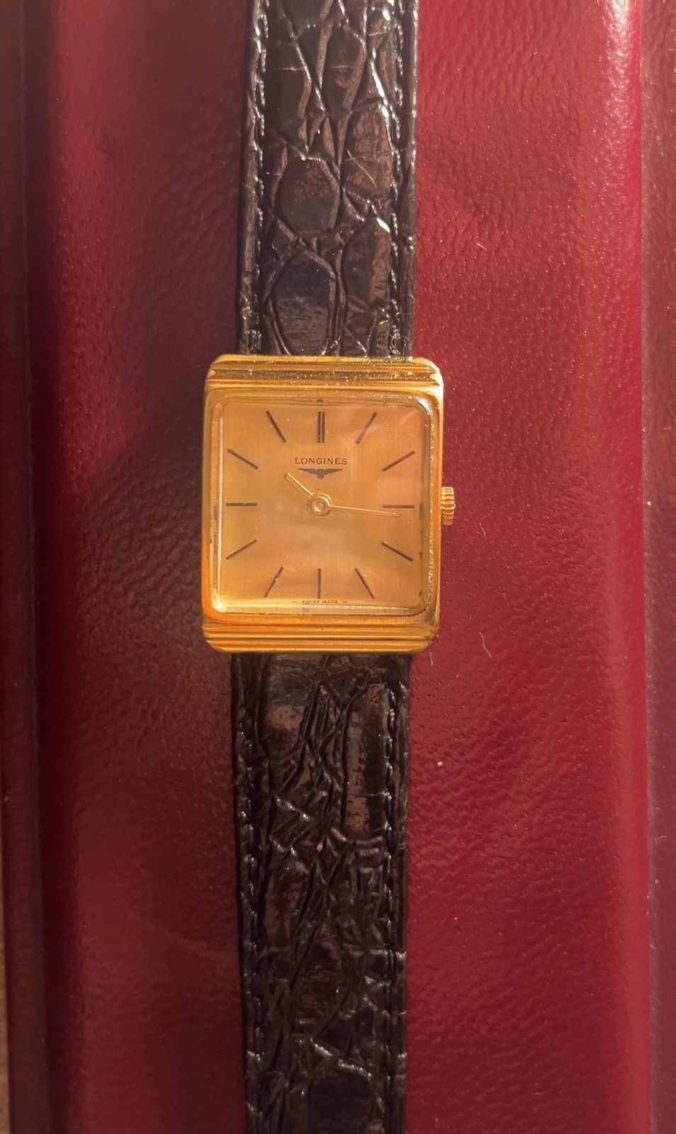 Longines × Vintage × Watch Longines Tank ‘Stepped Case’ vintage watch ...