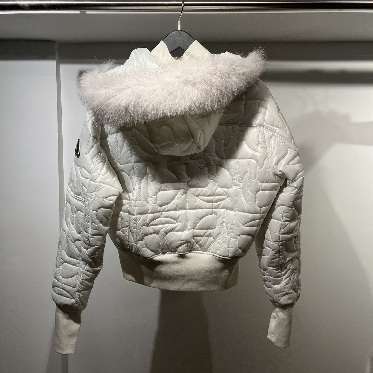 Moose Knuckles × Telfar TELFAR X Moose Knuckles White Bomber Down ...