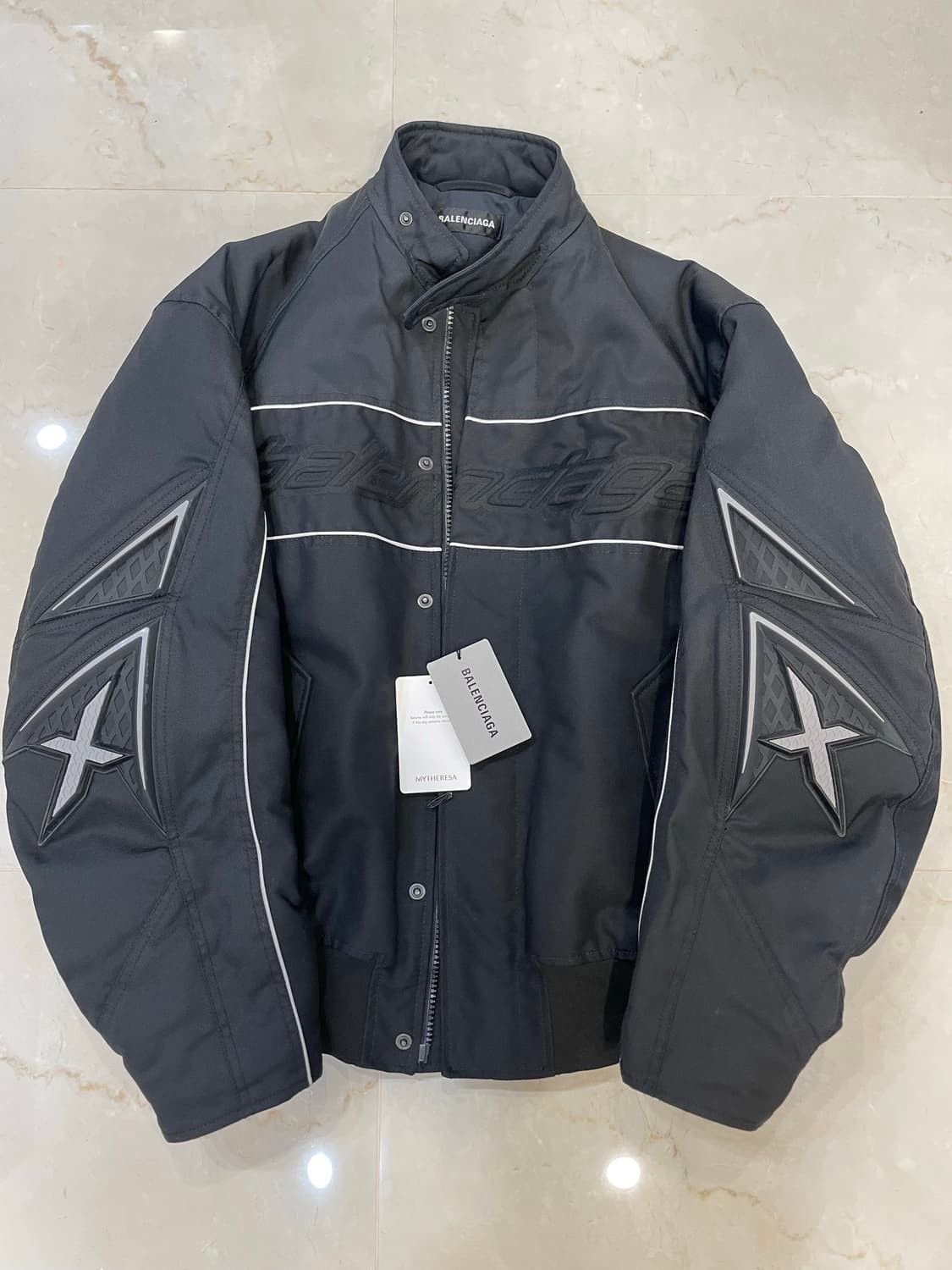 Balenciaga Balenciaga Racing Motorbike Bomber Jacket | Grailed