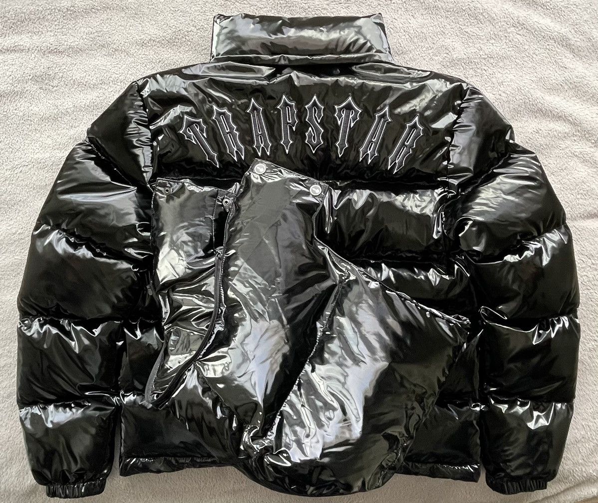 Trapstar London Shiny Black Trapstar Puffer | Grailed