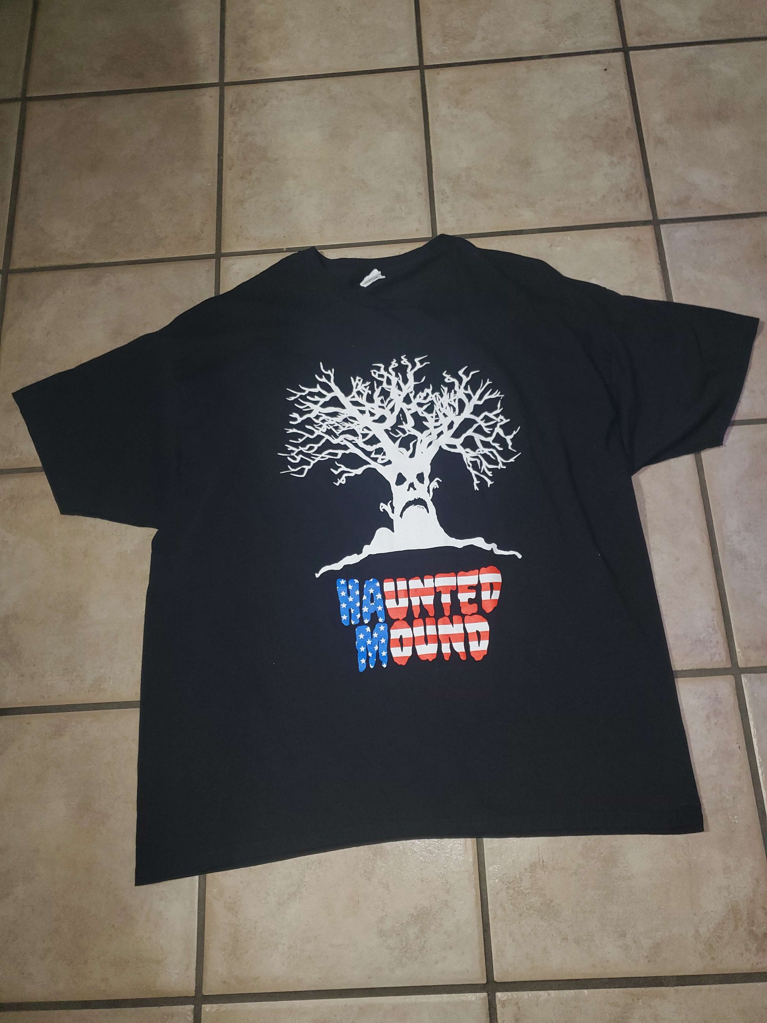 Goth Money × Haunted Mound × Streetwear Haunted Mound Harold USA Shirt ...