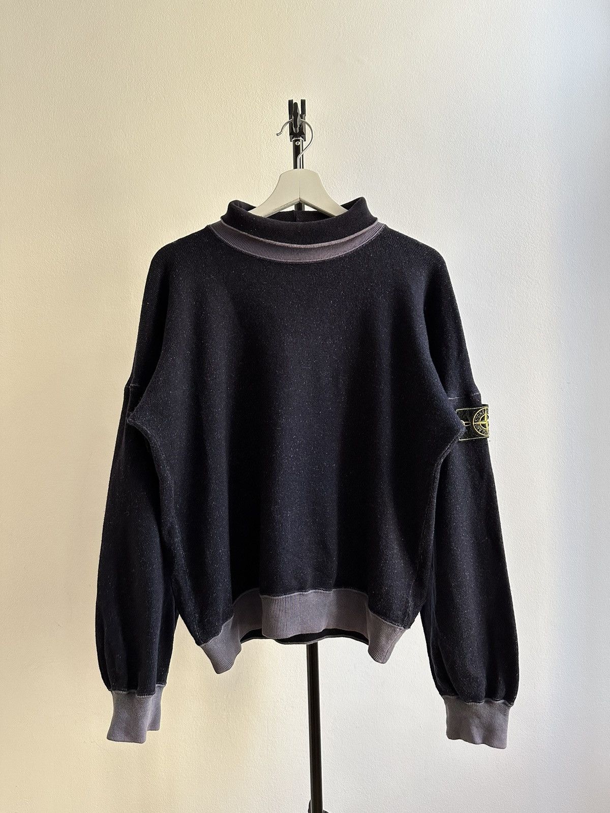 Massimo Osti × Stone Island × Vintage Stone Island Vintage AW89 Very Rare Sweater | Grailed