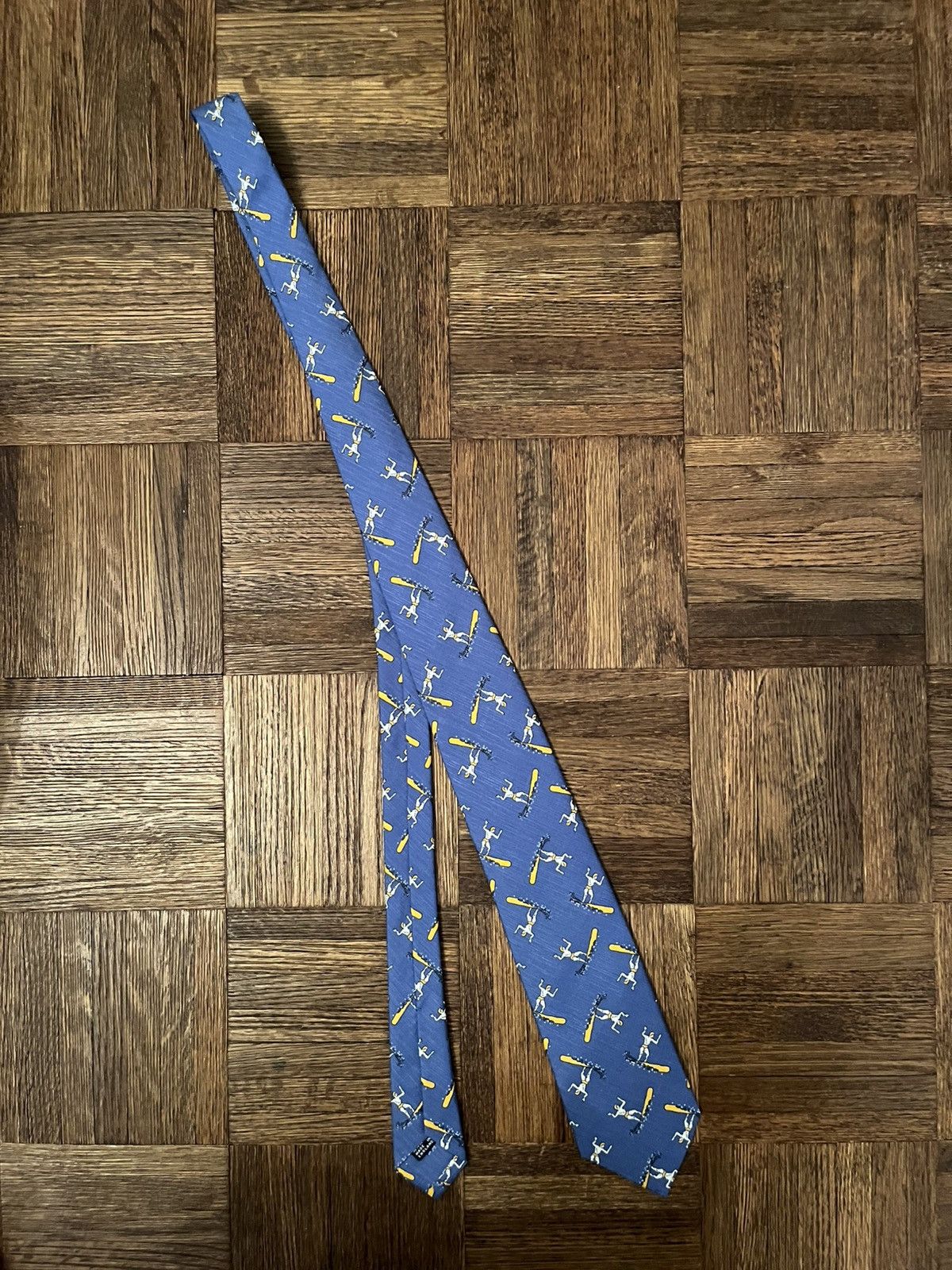 Drake's Drake's London Blue Surfer Neck Tie | Grailed