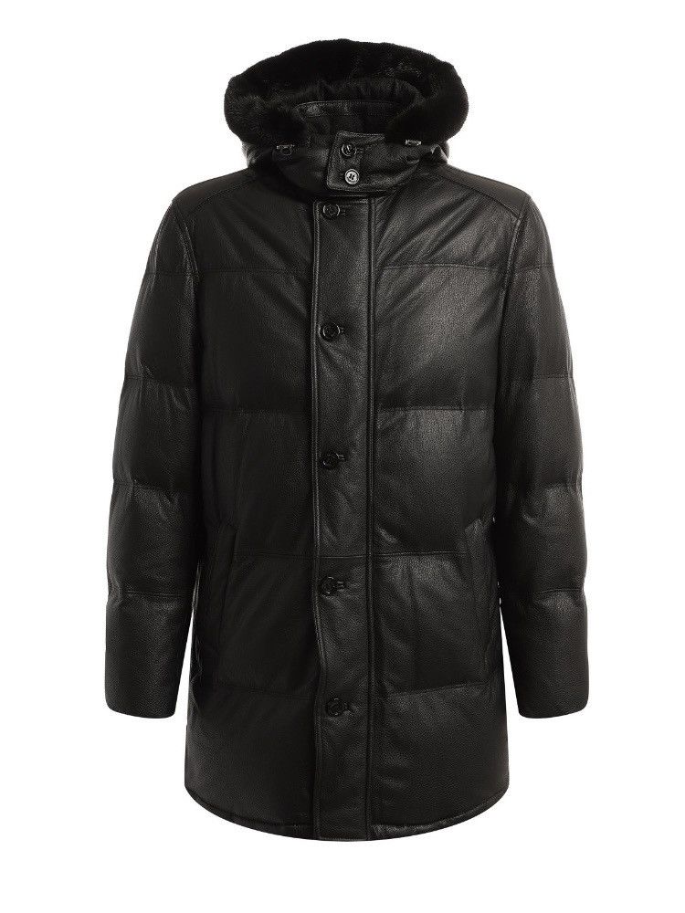 Stefano Ricci Stefano Ricci Leather Biker Cashmere Silk Fur Coat Jacket ...