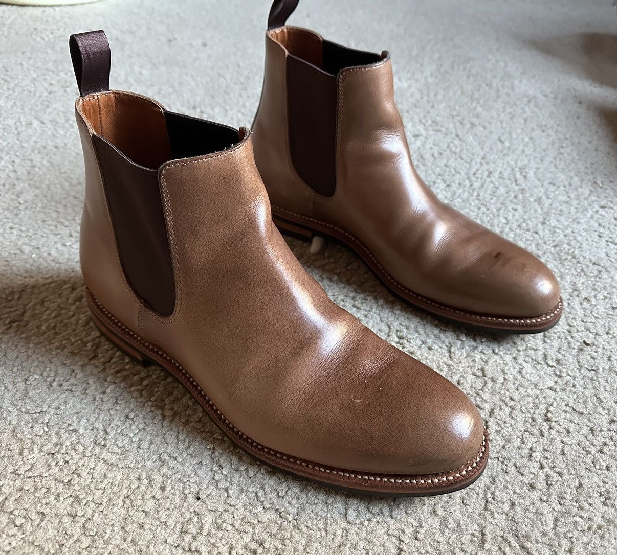 Grant Stone Grant Stone Dune Chromexcel Chelsea Boots 11.5D | Grailed