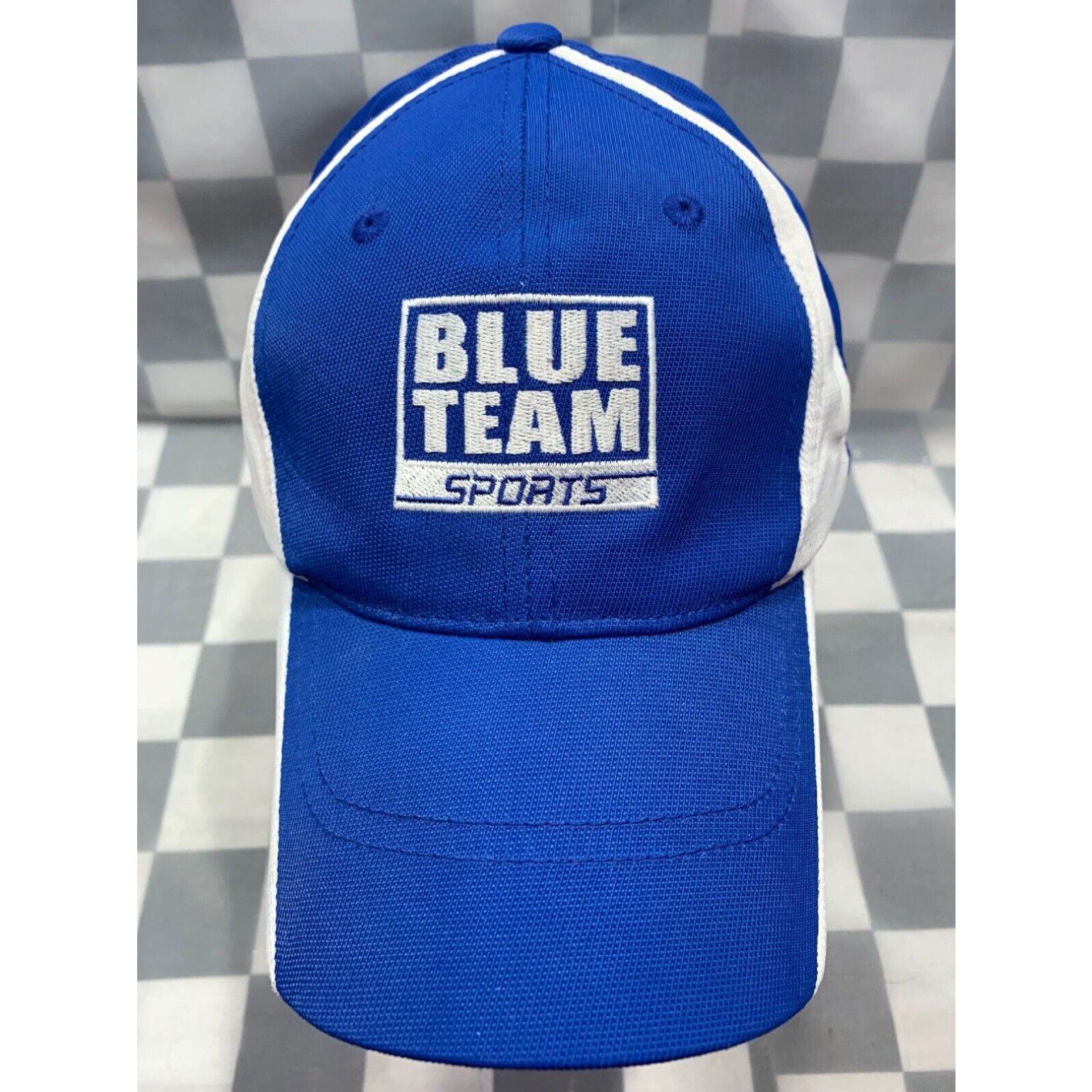 Vintage BLUE TEAM SPORTS Fastenal Adjustable Adult Baseball Ball Cap ...