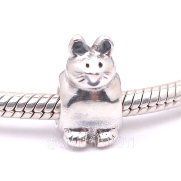 pandora Authentic PANDORA Sterling Silver Kitty Cat Charm | Grailed