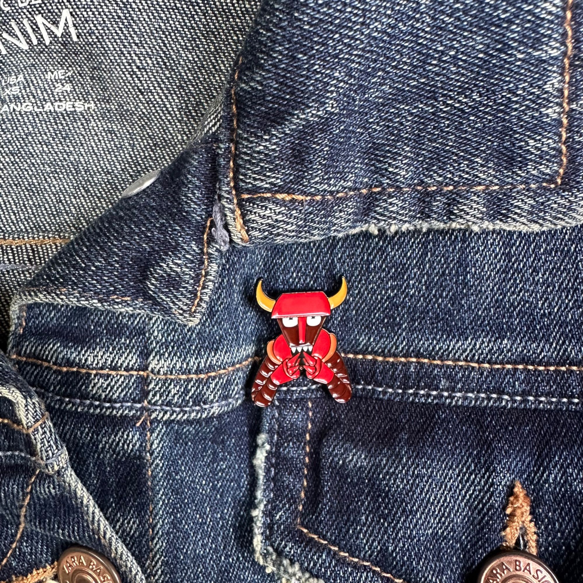 Other Futurama The Beelzebot Robot Devil Enamel Pin Animated Comed ...