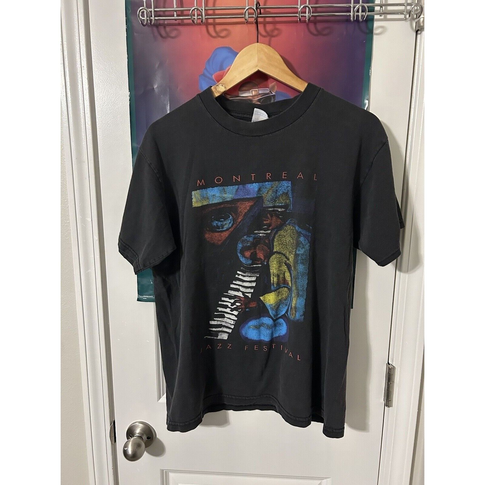 Vintage Vintage Faded Black Montreal Jazz Festival Shirt Shirt Size | Grailed