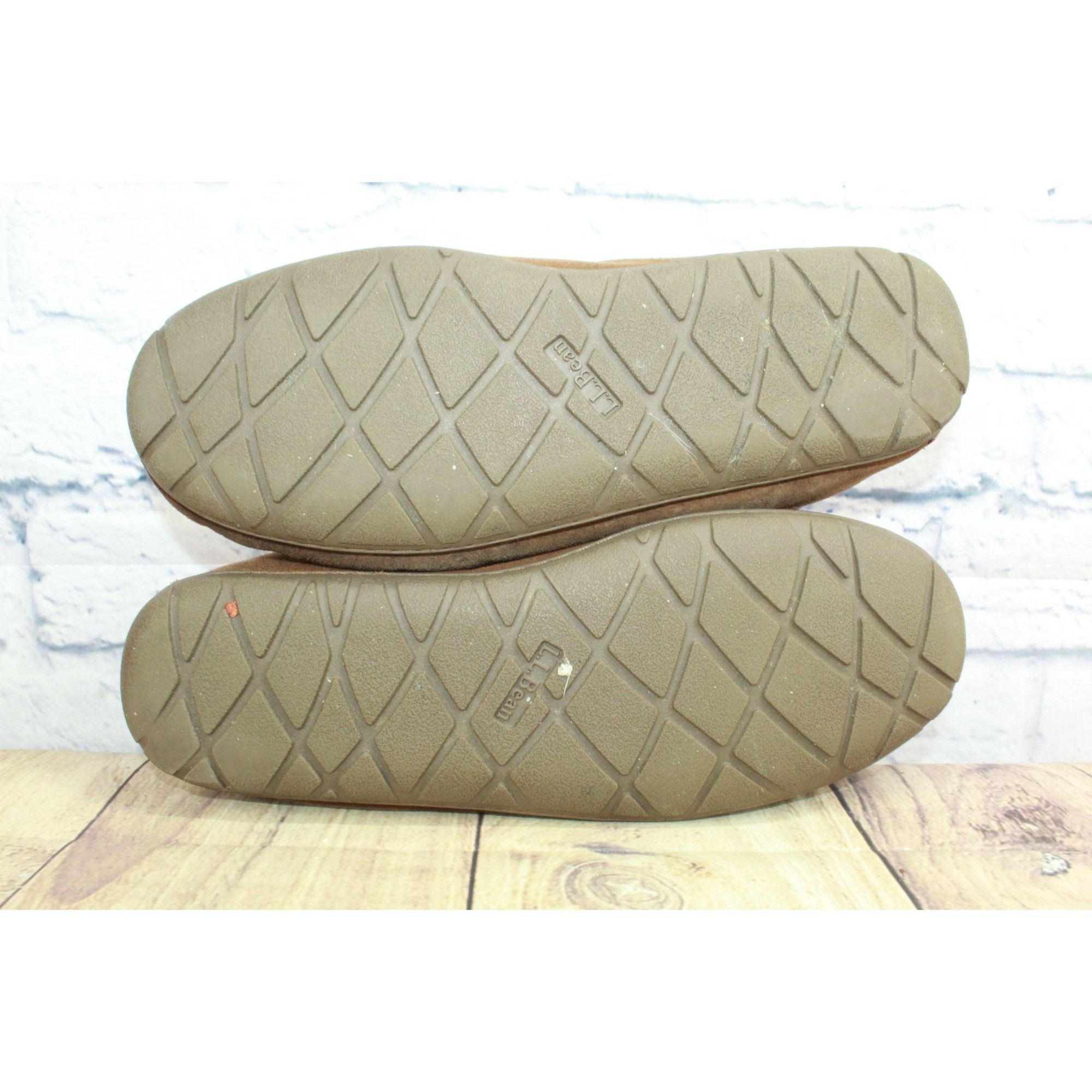 L.L. Bean LL Bean Mens Wicked Good Shearling Lined Venetian Slippers ...