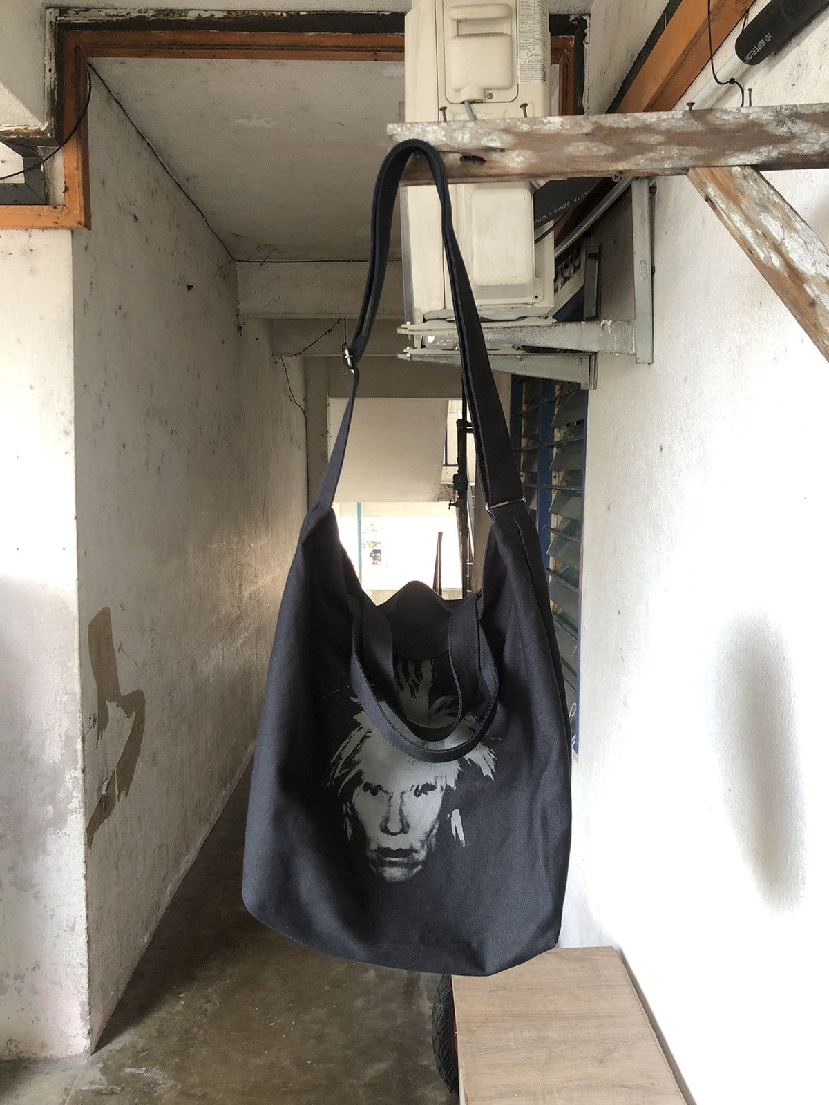 Kaws Rare ️Kaws x Andy Warhol Cross body Bag/ Tote Bag | Grailed