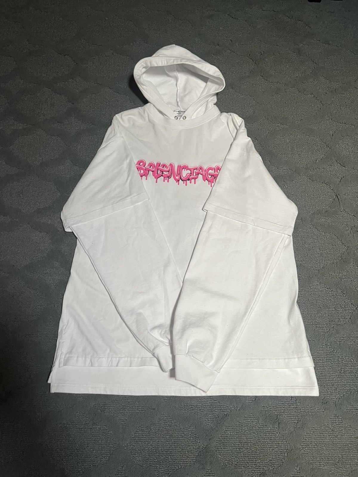 Balenciaga Balenciaga slime layer hoodie | Grailed