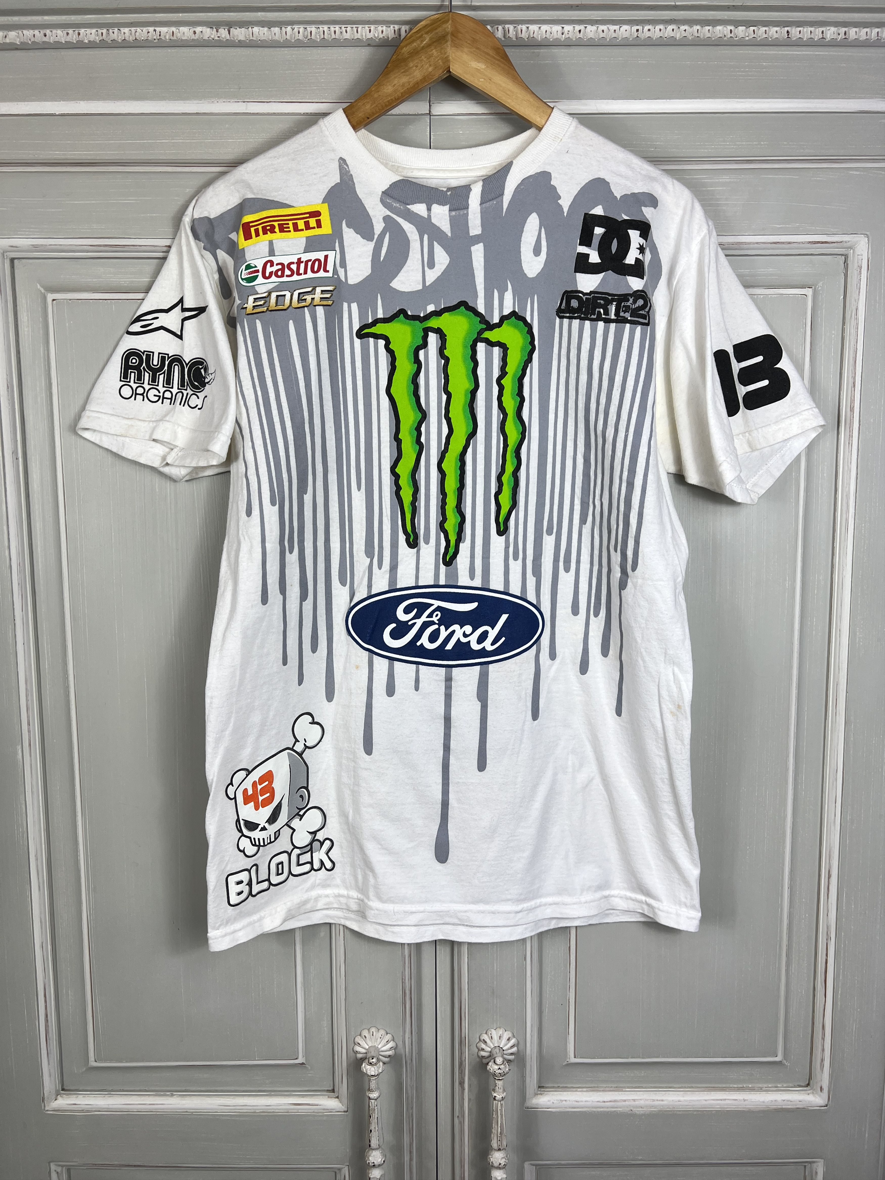 DC × Streetwear × Vintage DC FORD KEN BLOCK MONSTER ENERGY RALLY T ...