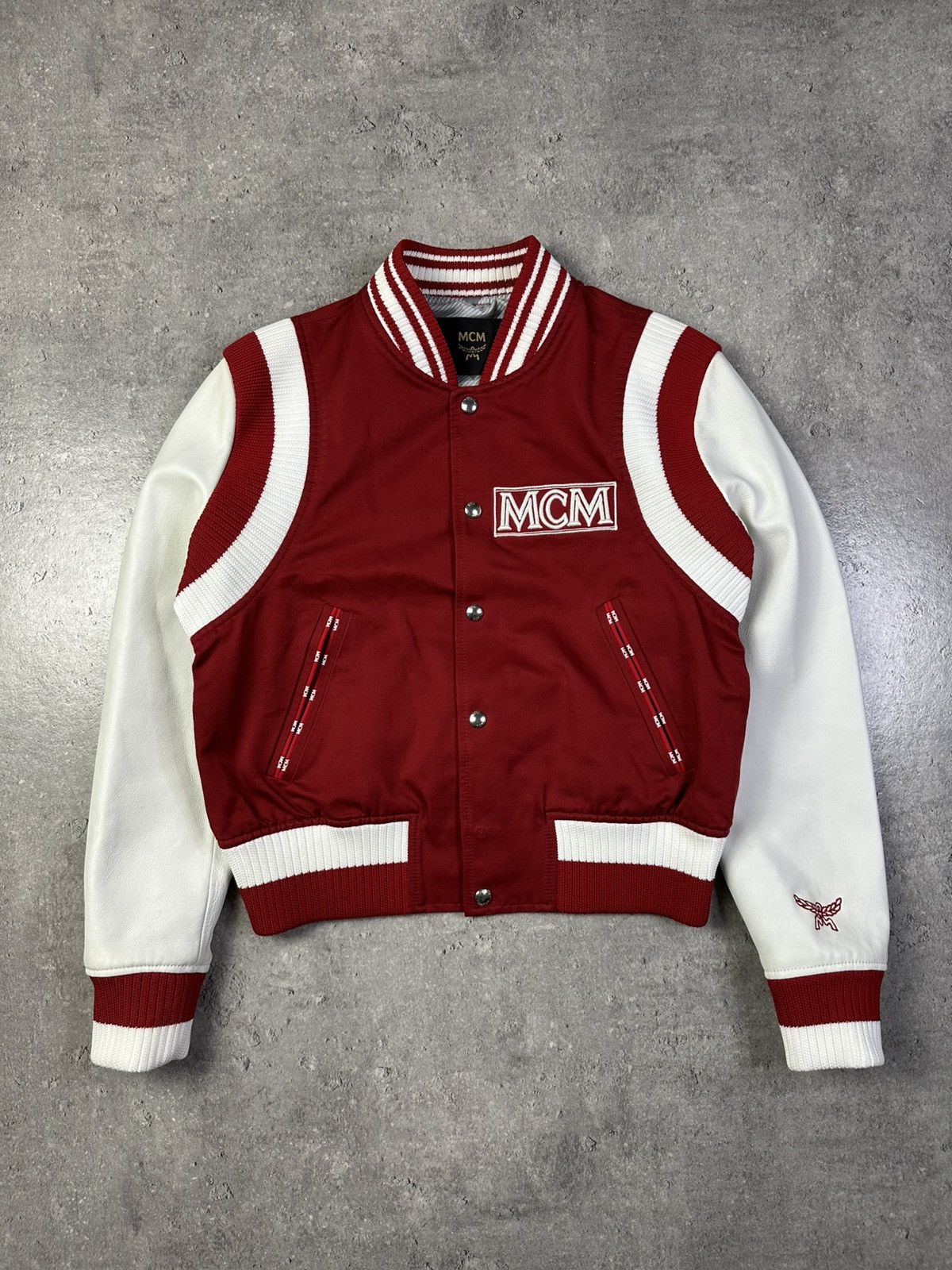 Japanese Brand × Luxury × MCM MCM WOMEN'S CLASSIC LOGO STADIUM Leather ...