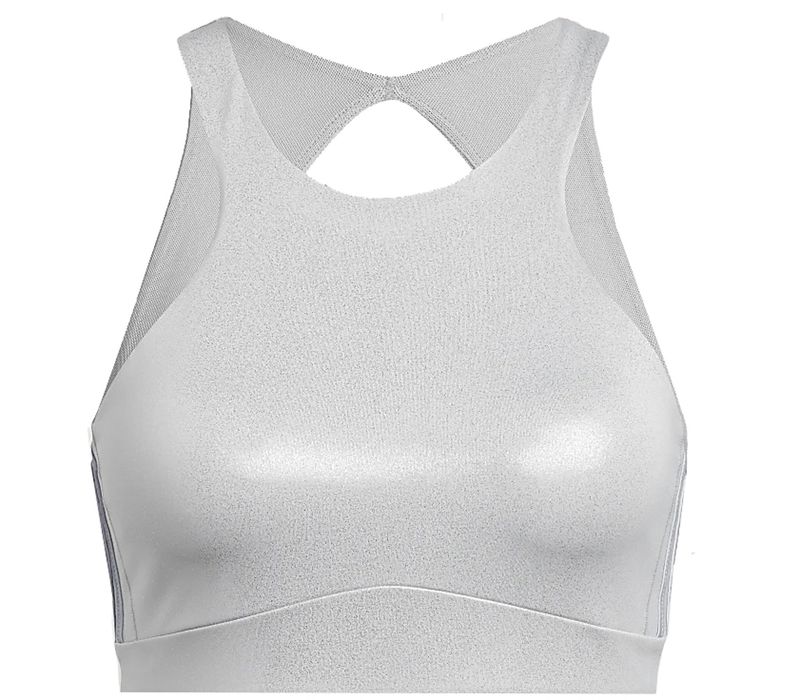 Adidas Adidas x Ivy Park Silver Metallic sports Bra size XL | Grailed