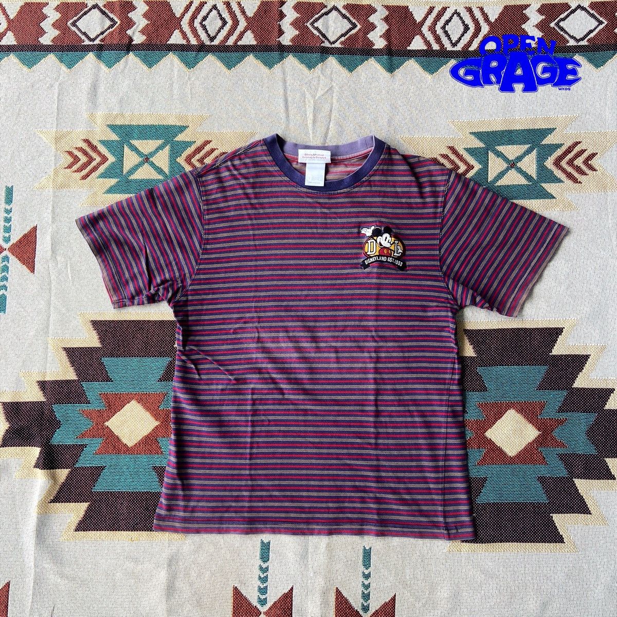 Vintage Disneyland Vintage Striped Merchandise 90s | Grailed