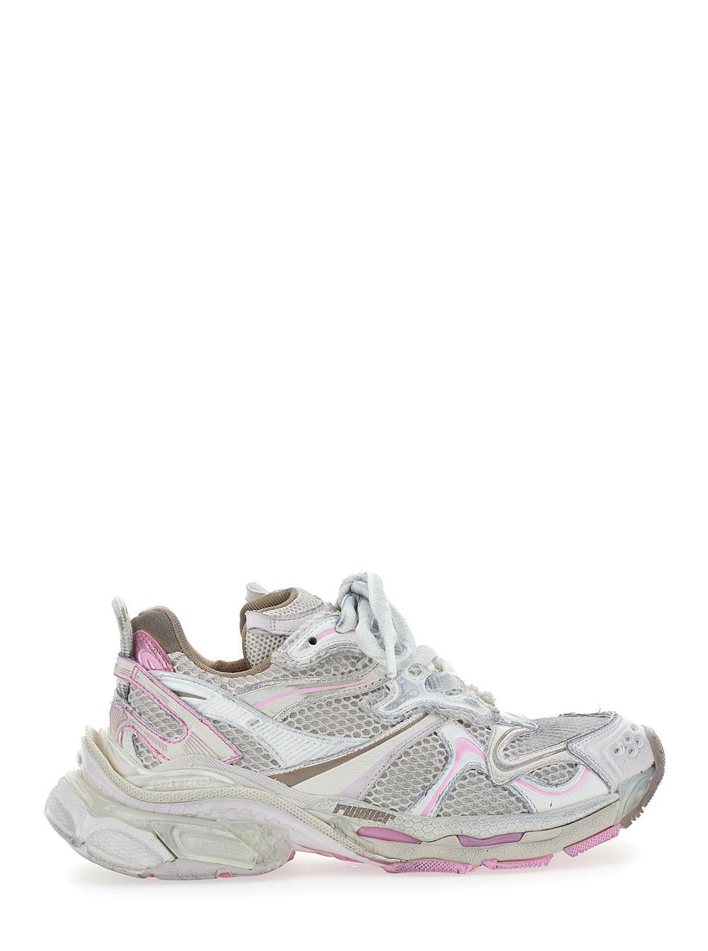 Balenciaga 'Runner 2.0' Multicolor Low Top Sneakers with Runner Logo in ...