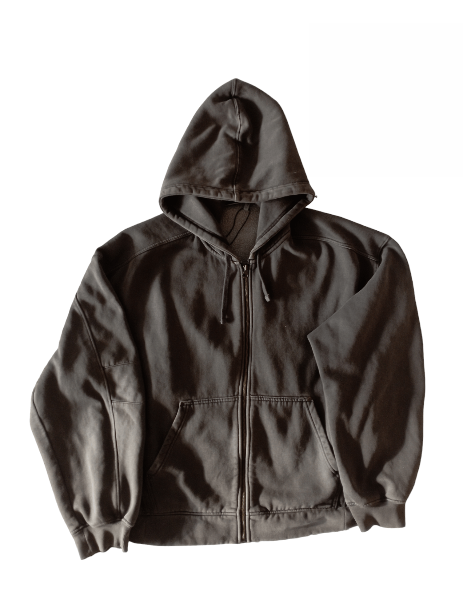 Weekday Washed Black Boxy Hoodie | Grailed