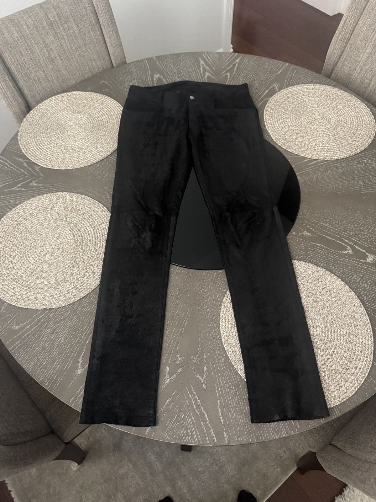 Rick Owens Rick Owens Blistered Leather Tyrones | Grailed