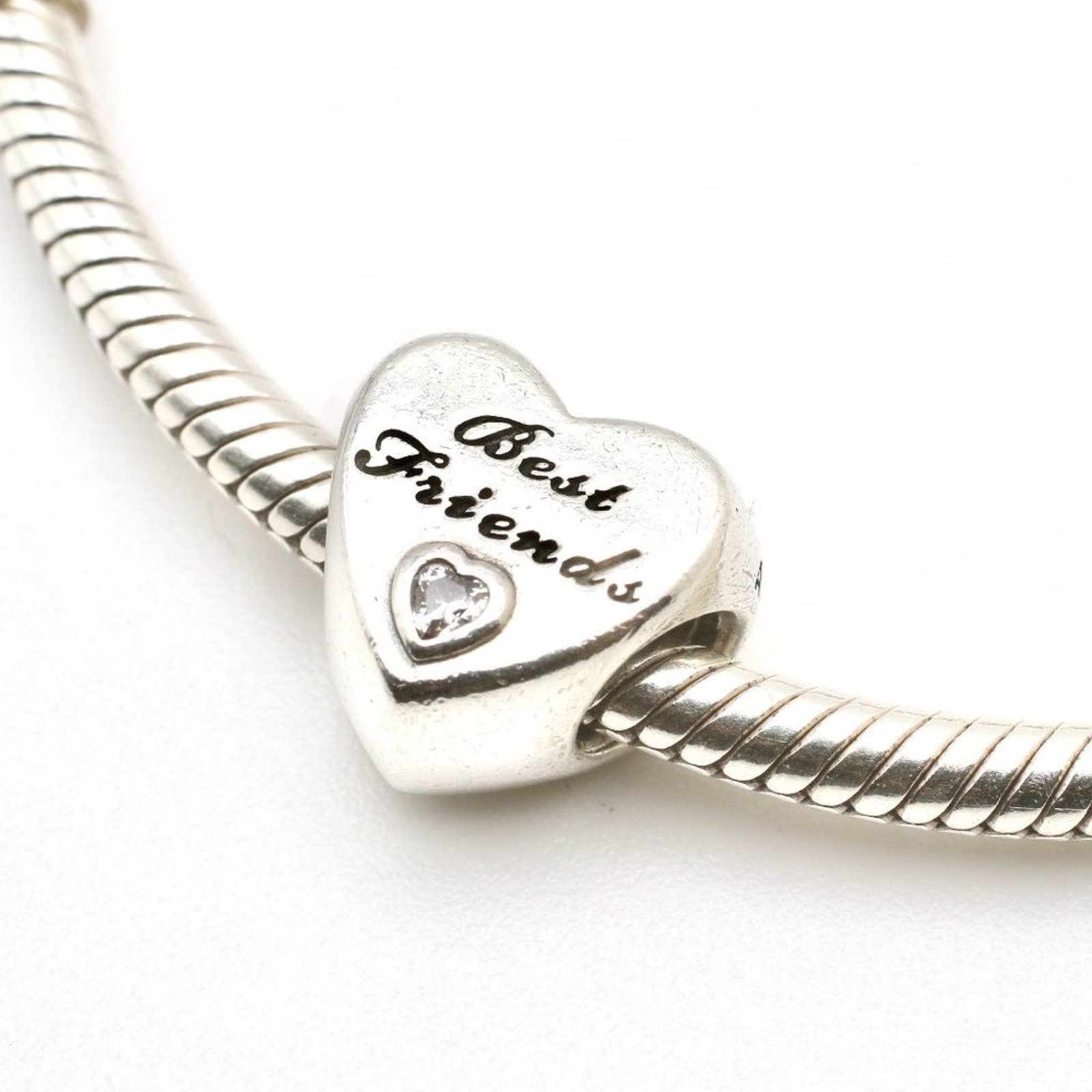 pandora Authentic PANDORA Friendship Heart Charm | Grailed