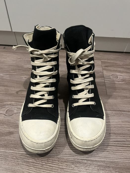 Rick Owens Rick Owen DRKSHDW Ramones High Top | Grailed