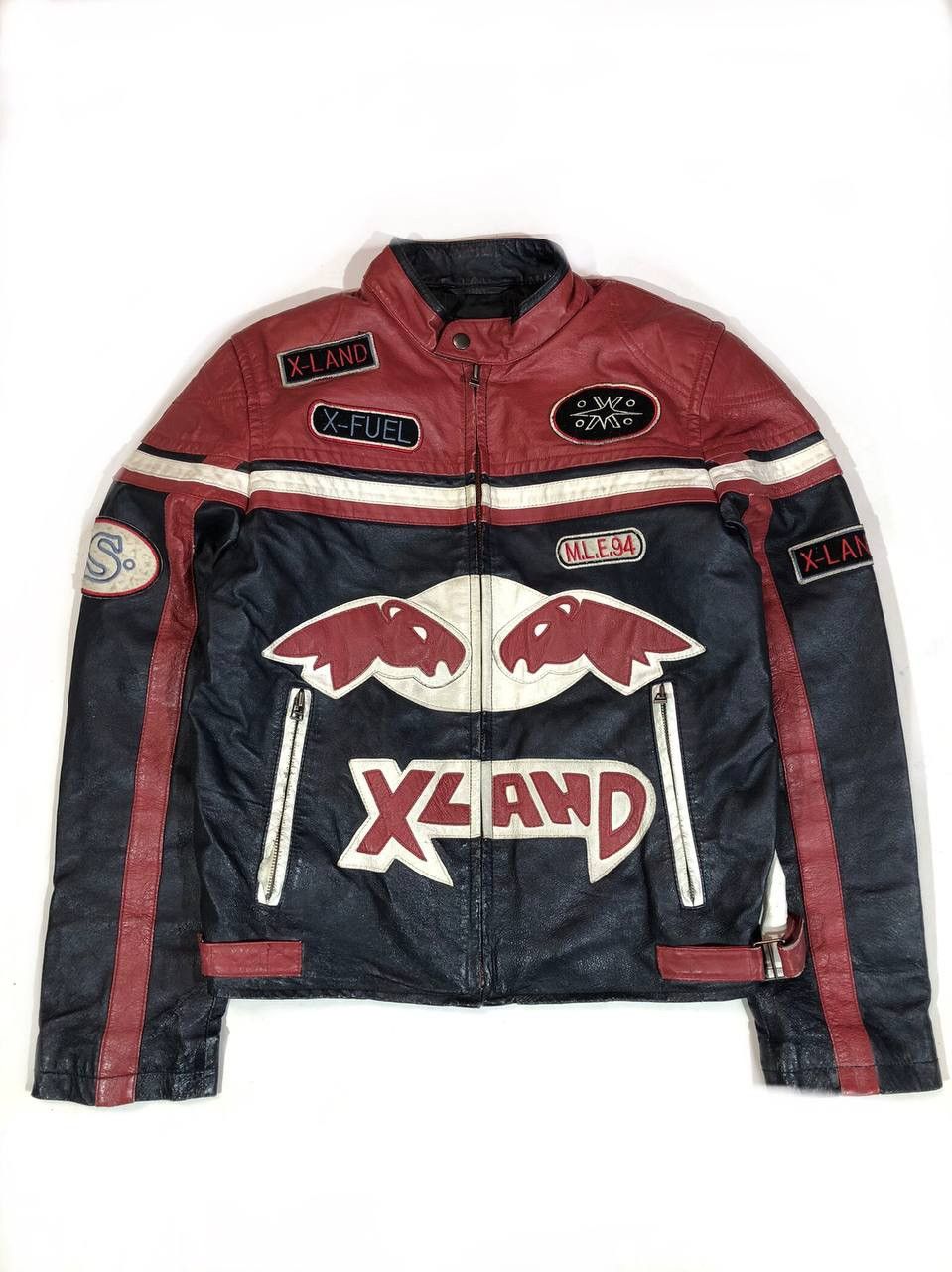 Other XLand Vintage Leather Moto Racing Jacket | Grailed