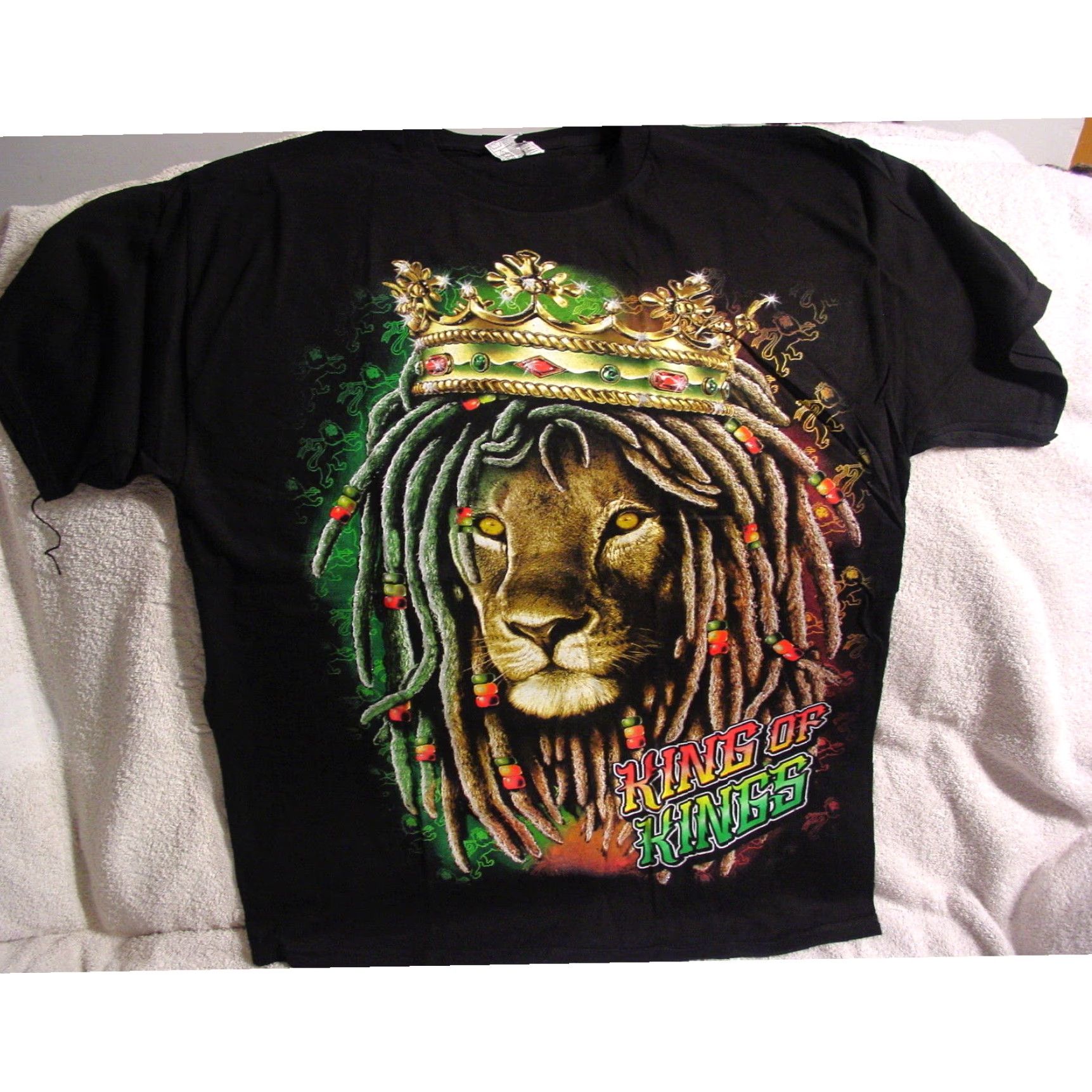 Vintage Kings of Kings Crown Rastafarian Symbolism Embodied Dreadlocks ...