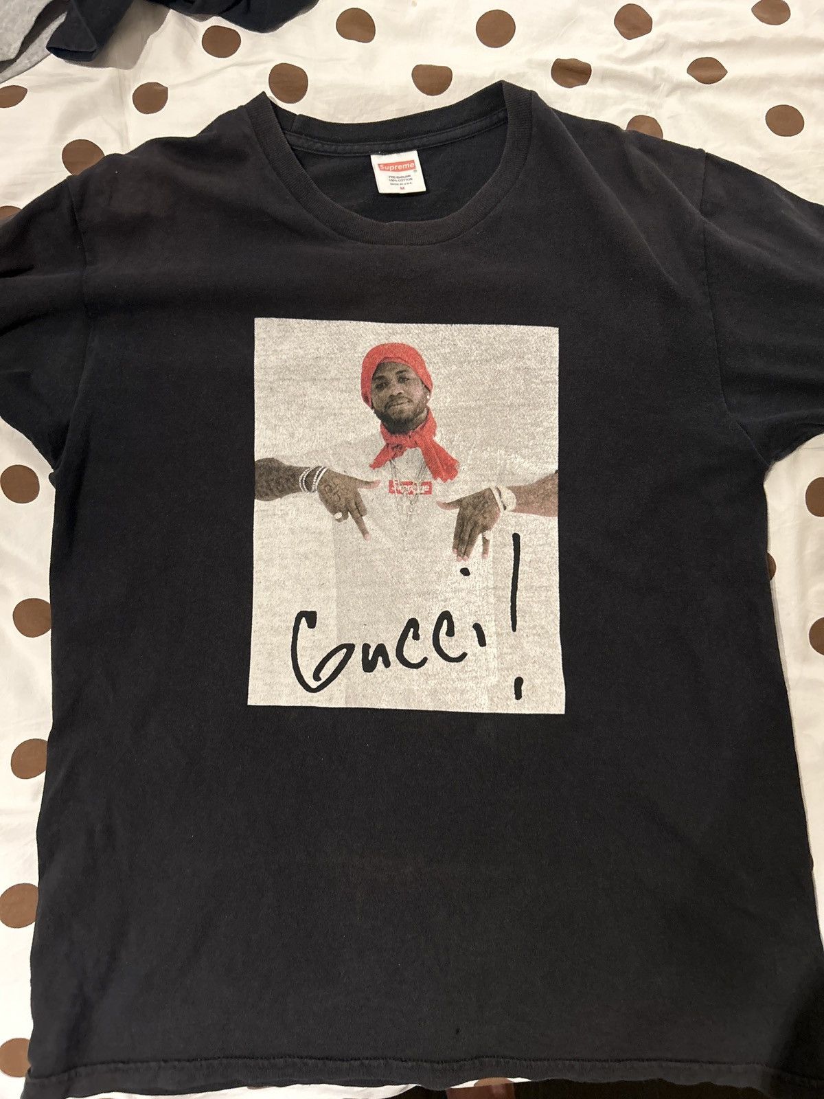 Supreme Supreme gucci mane black photo tee | Grailed