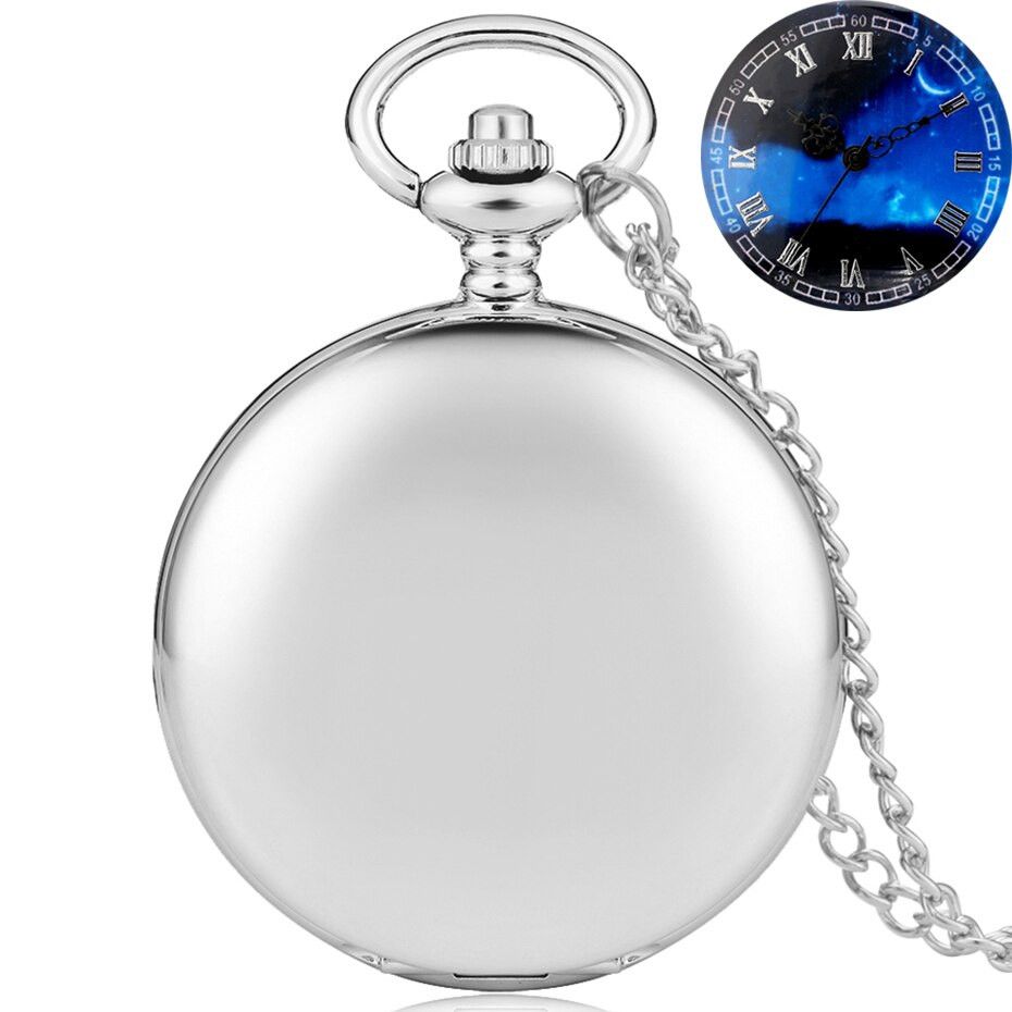 Watch Starry Sky Blue Pocket Watch Quartz Clock Pendant Gift | Grailed