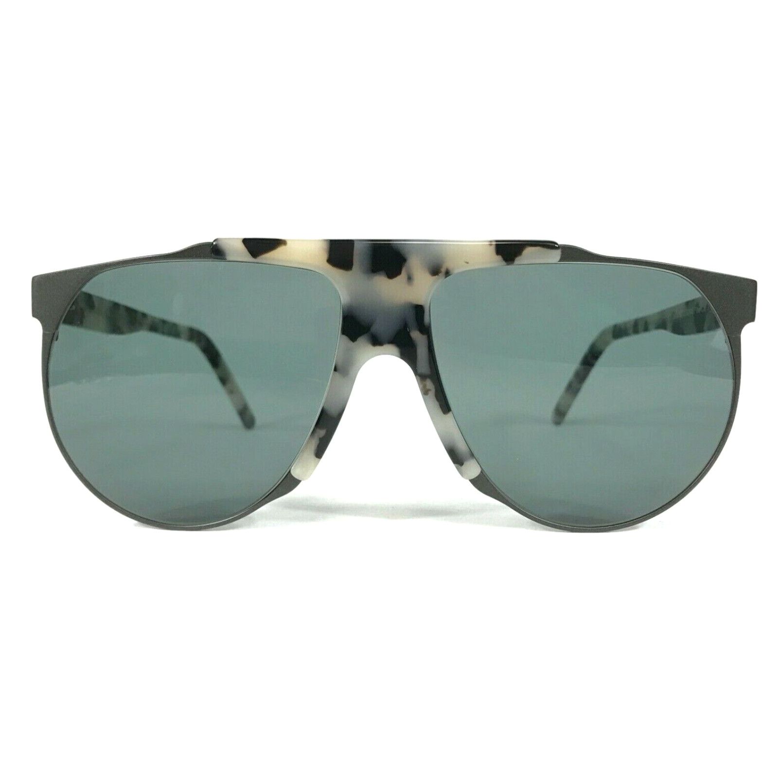 Andy Wolf Andy Wolf Sunglasses CORTEZ COL.C62 Tortoise Oversized Frames with Blue Lenses | Grailed