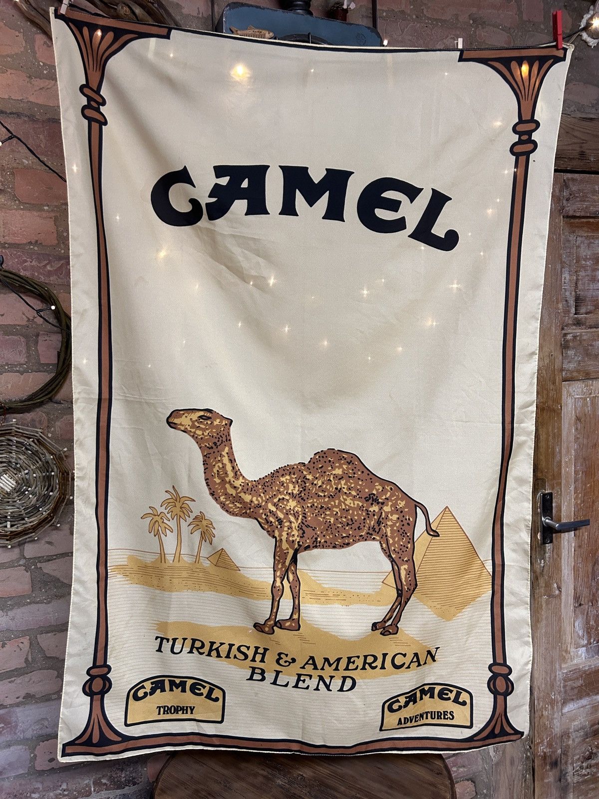 Camel × Vintage 90s Vintage Camel Adventures Camel Trophy Flag | Grailed