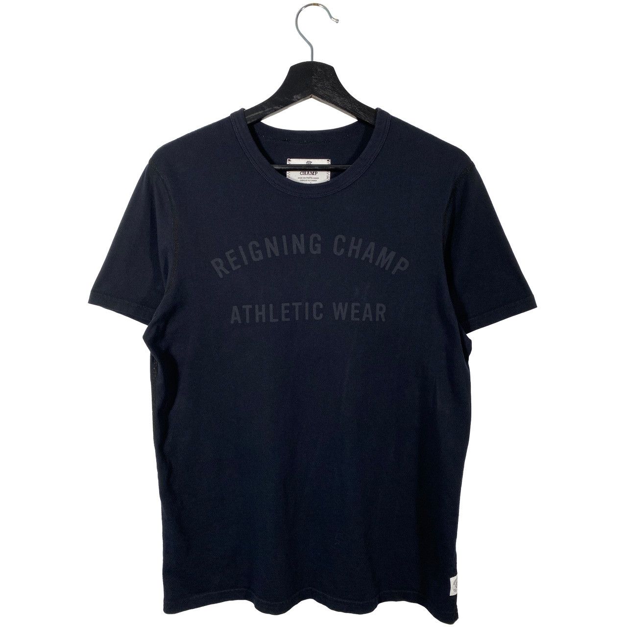 Reigning Champ Reigning Champ Gym Logo T-shirt Black | Grailed