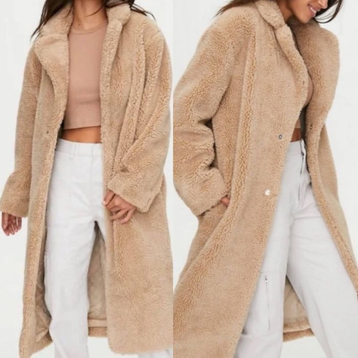 Aritzia Aritzia TNA Teddy Rush Coat, excellent condition, size M | Grailed