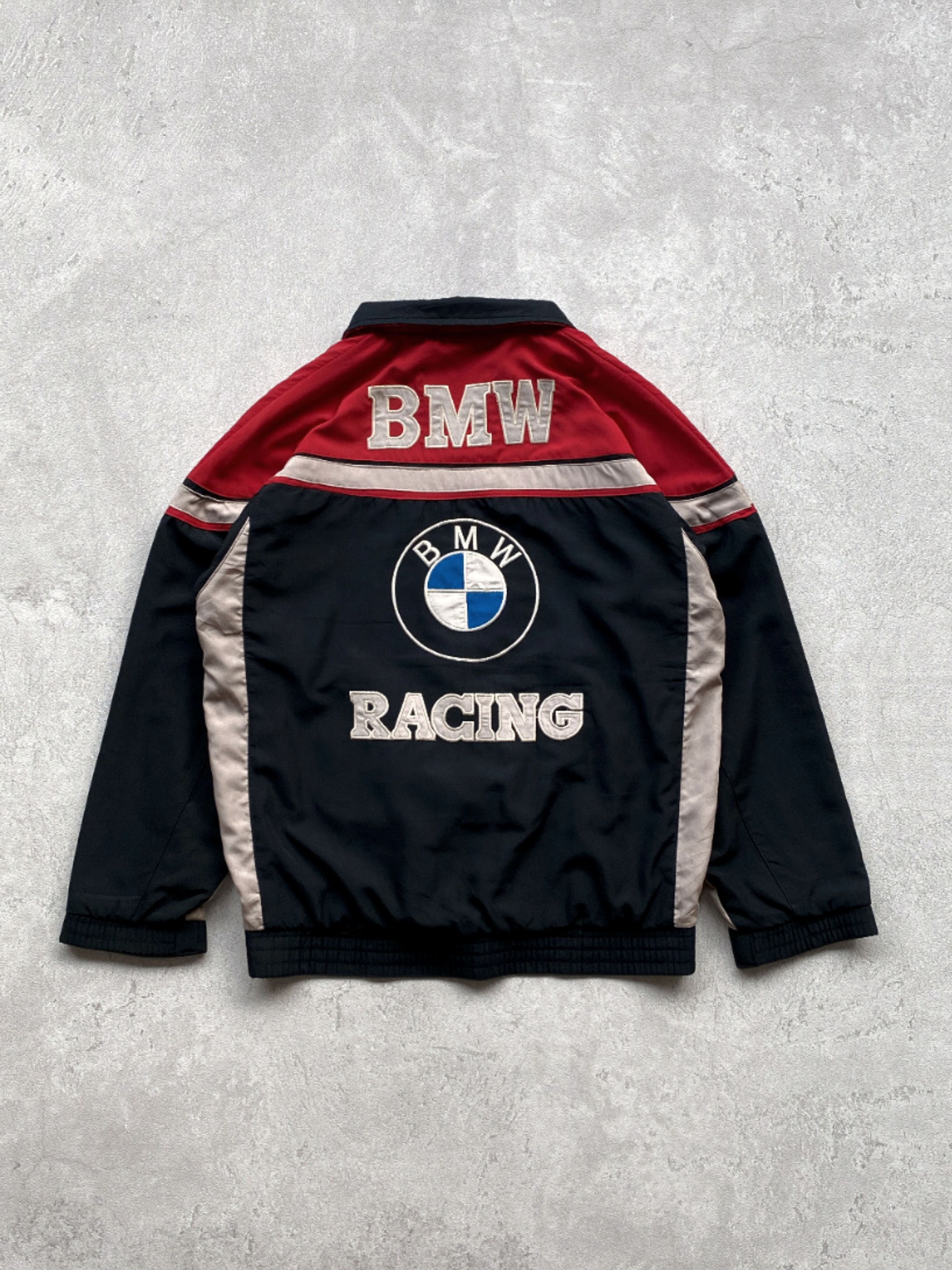 Bmw Vintage 90s BMW Racing Faded Light Jacket | Grailed