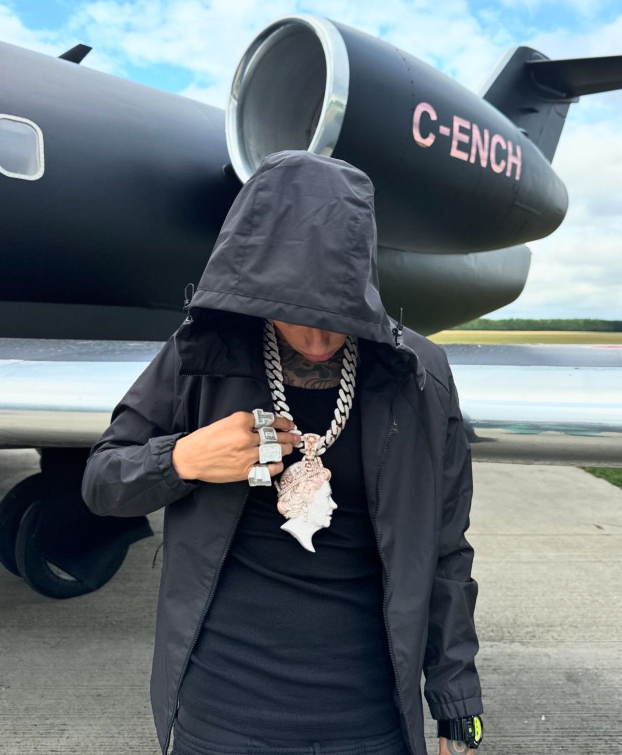 Designer × Streetwear × Trapstar London Syna Vortex Jacket Black X ...