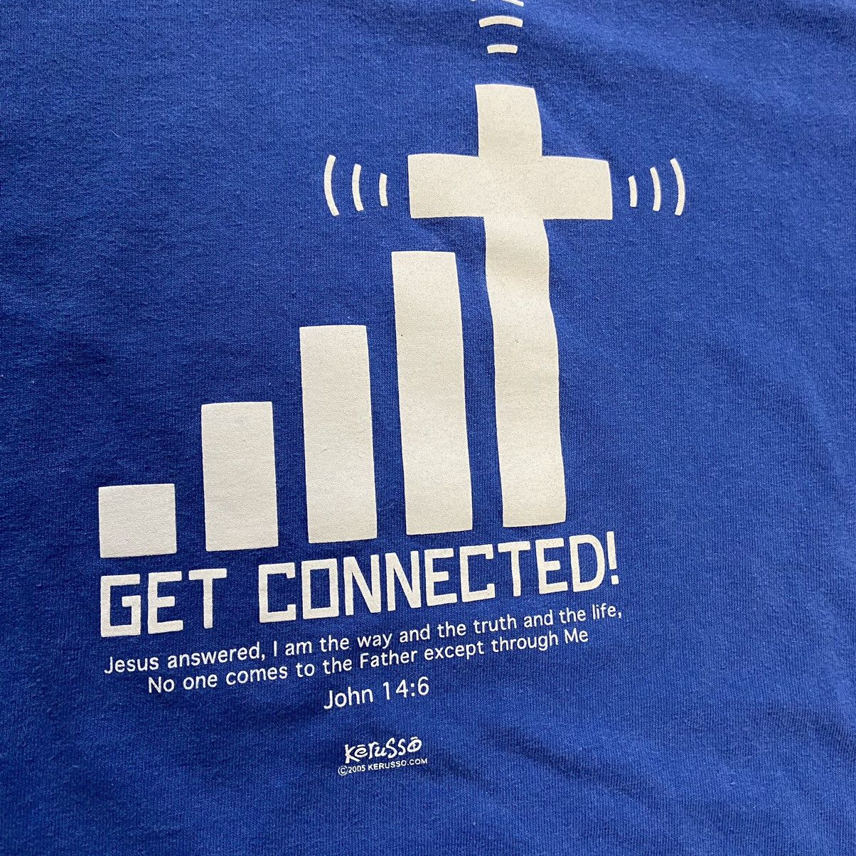 Vintage 2005 Get Connected Jesus Tee | Grailed Vintage 2005 Get Connected Jesus Tee | Grailed