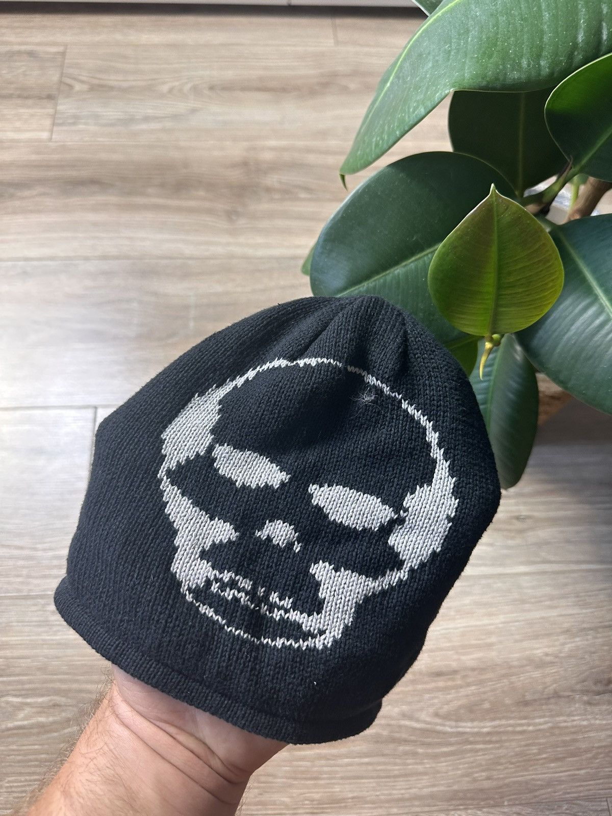 Vintage Y2k Skull full japan hat vintage beanie | Grailed