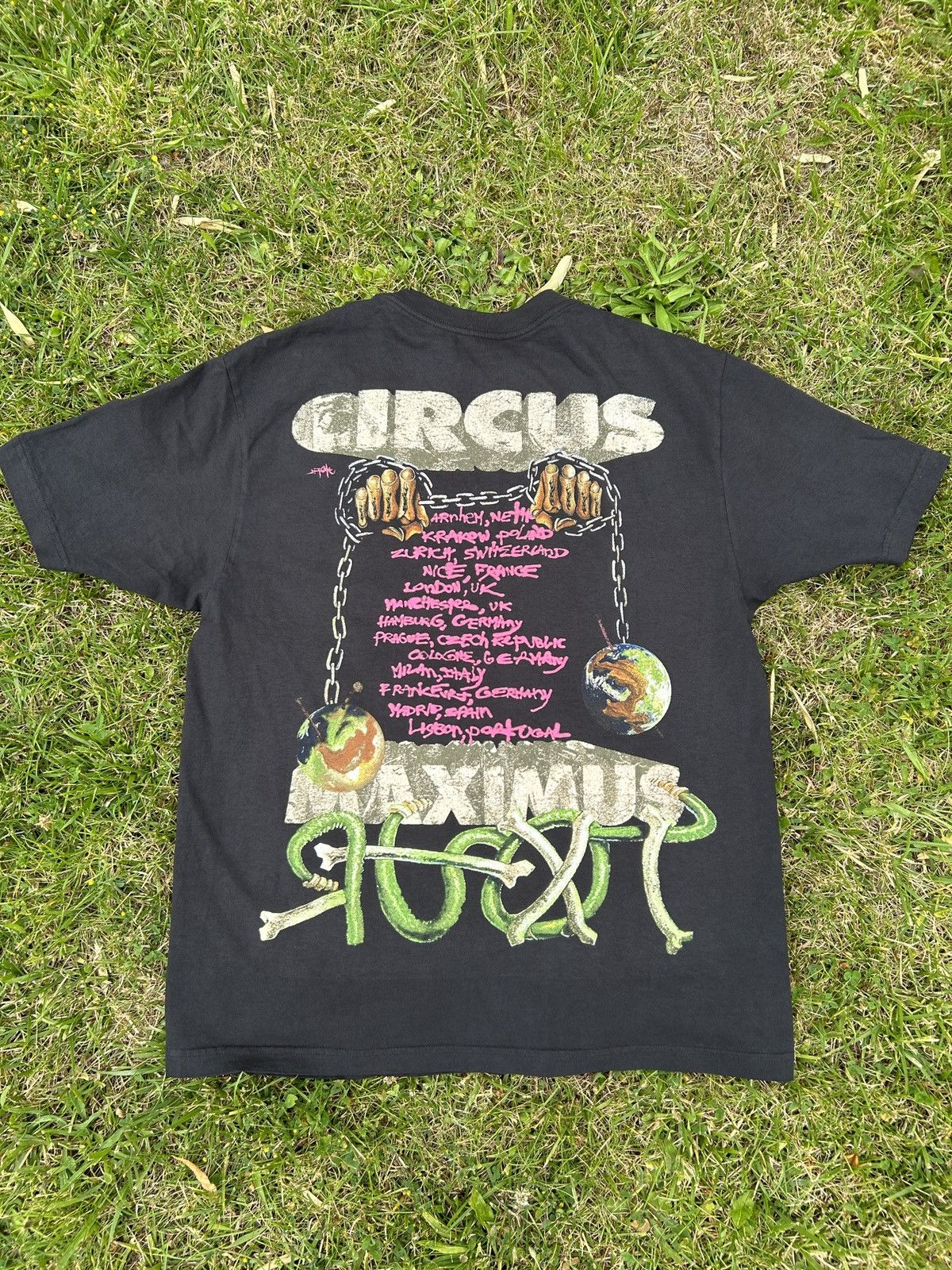 Travis Scott Tee Travis Scott Utopia Circus Maximus Europe 2024 | Grailed