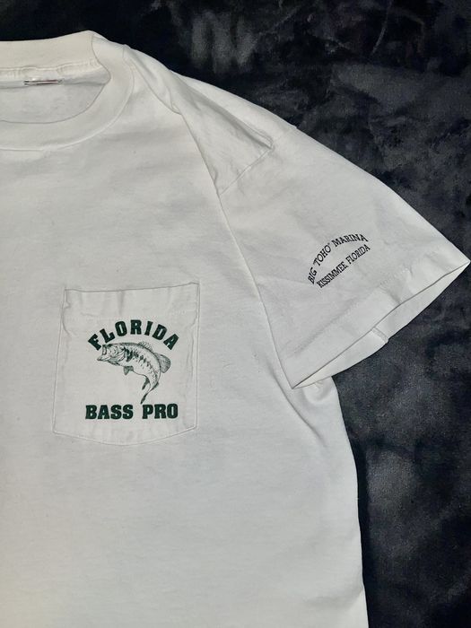 Vintage Vintage Bass Pro Tee “ Big Toho Marina “ Sz. Large | Grailed