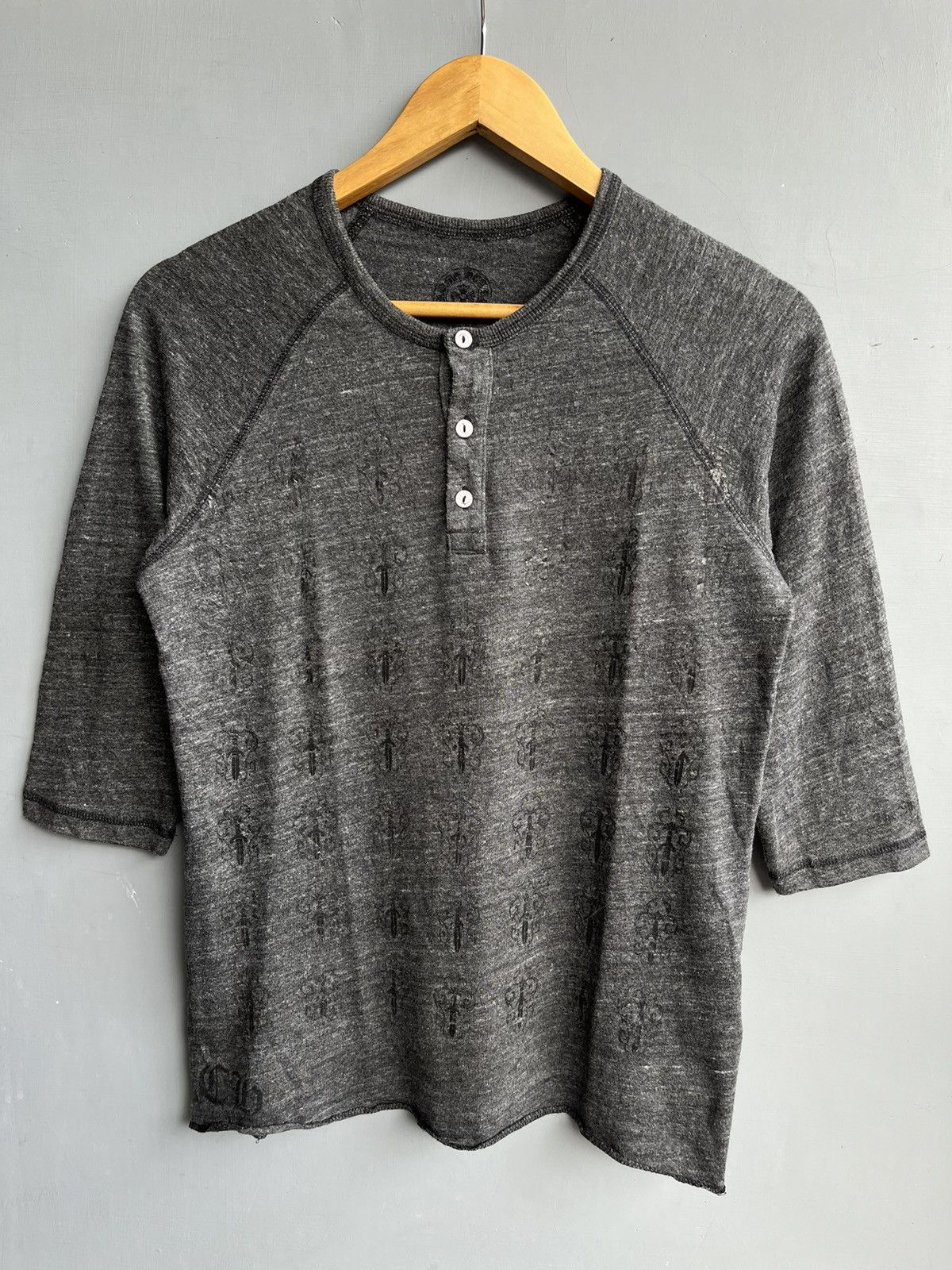 Chrome Hearts Chrome Hearts Dagger Horseshoe Raglan Shirt | Grailed