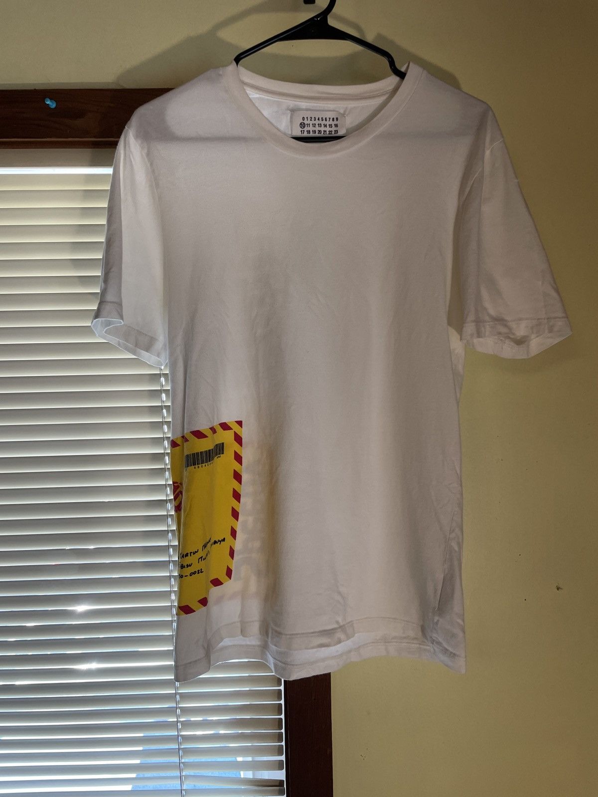 Maison Margiela SS08 Shipping Label T | Grailed