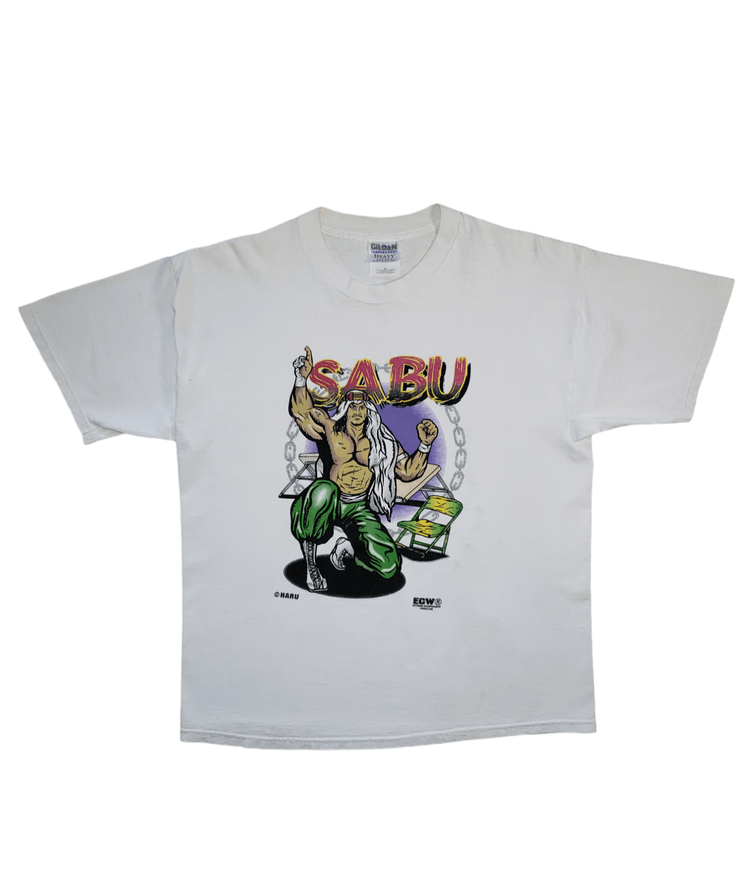 Vintage × WCW/nWo × WWF Vintage 90s Sabu ECW Shirt RARE | Grailed
