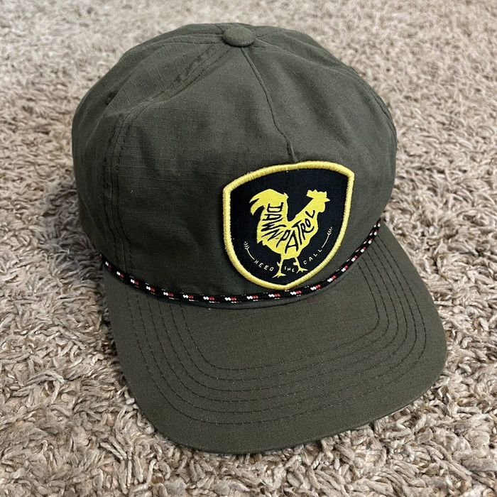 Streetwear Dawn Patrol Rooster Shield Patch Ripstop Snapback Hat | Grailed