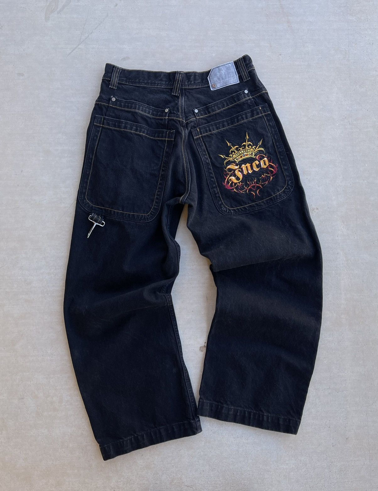 Supreme Rare y2k JNCO Jeans 85 Holy Grail Royal Hand Crown Baggy Fit ...