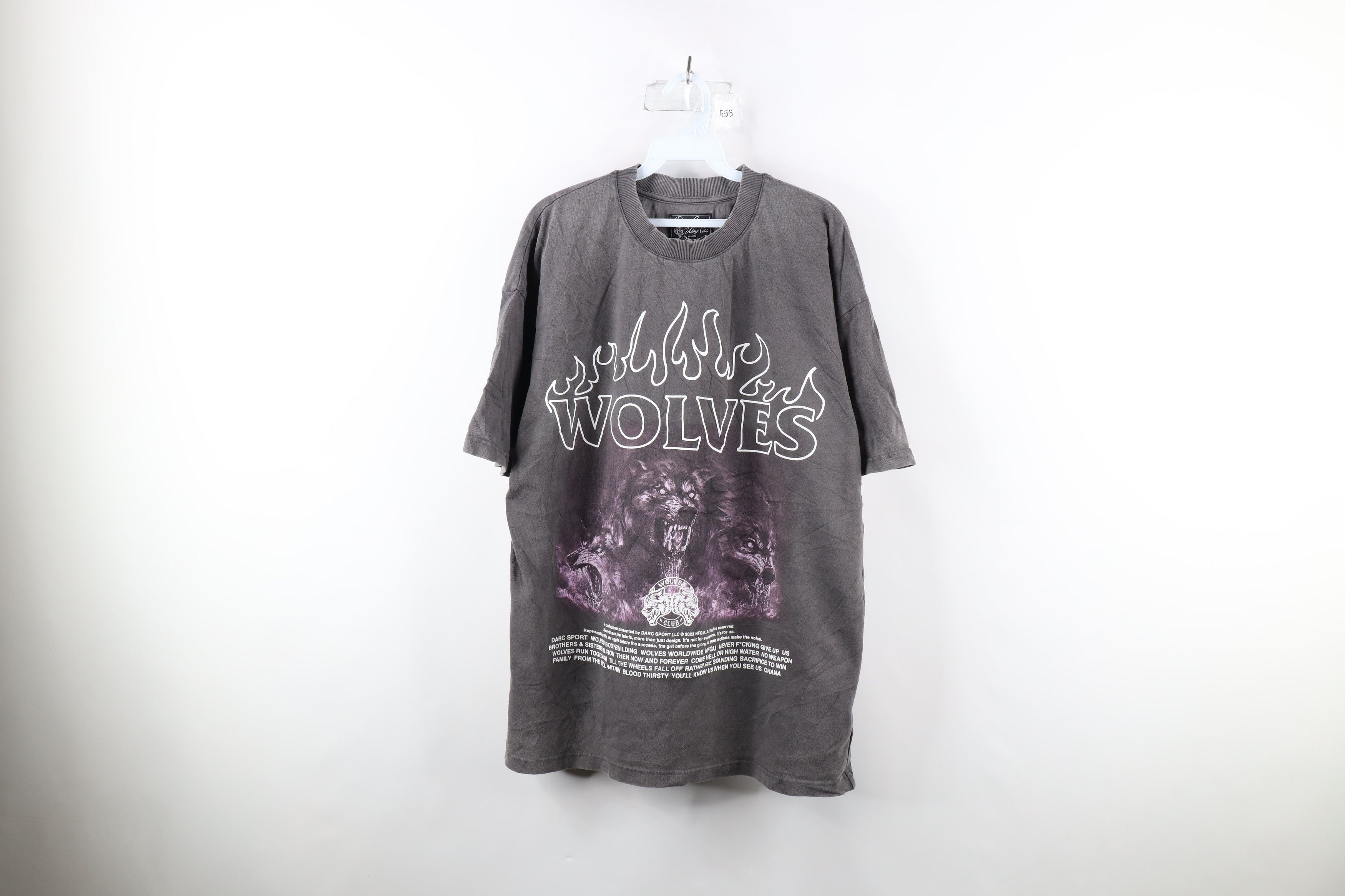 Darc Sport × Vintage Darc Sport Wolf Club Wolves Bodybuilding Gym T ...