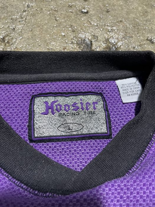 Vintage Crazy Vintage 90s Hoosier Racing Purple NASCAR Crewneck | Grailed